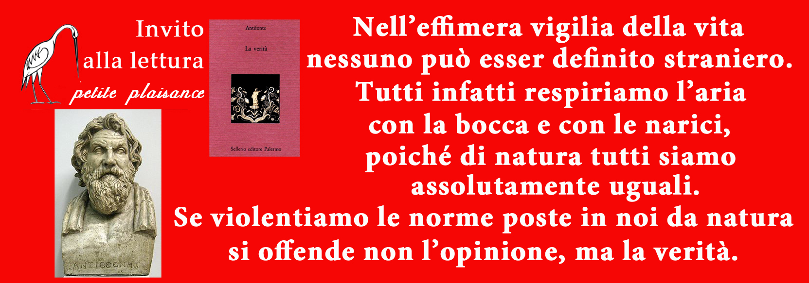 Antifonte (480 a.C. circa – 410 a.C. circa) – Nell’effimera vigilia ...