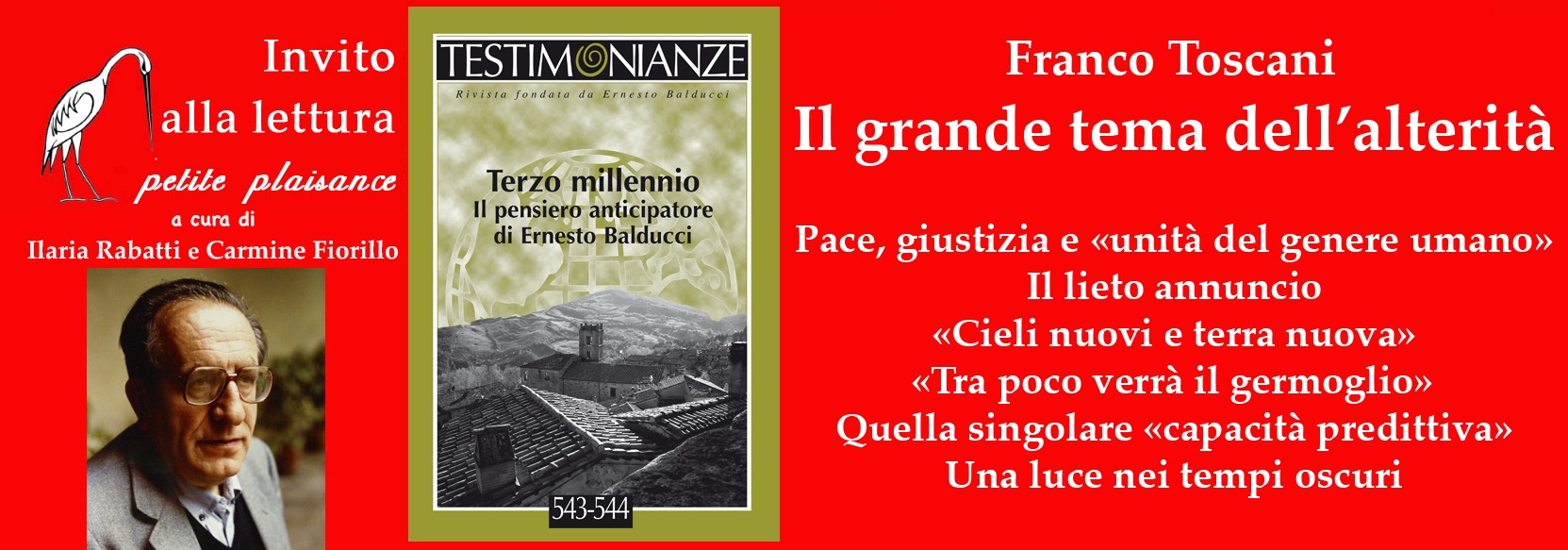 Franco Toscani – Il grande tema dell’alterità (Pace, giustizia e «unità ...