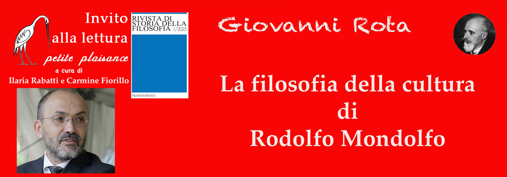 Giovanni Rota – La filosofia della cultura di Rodolfo Mondolfo – Petite ...