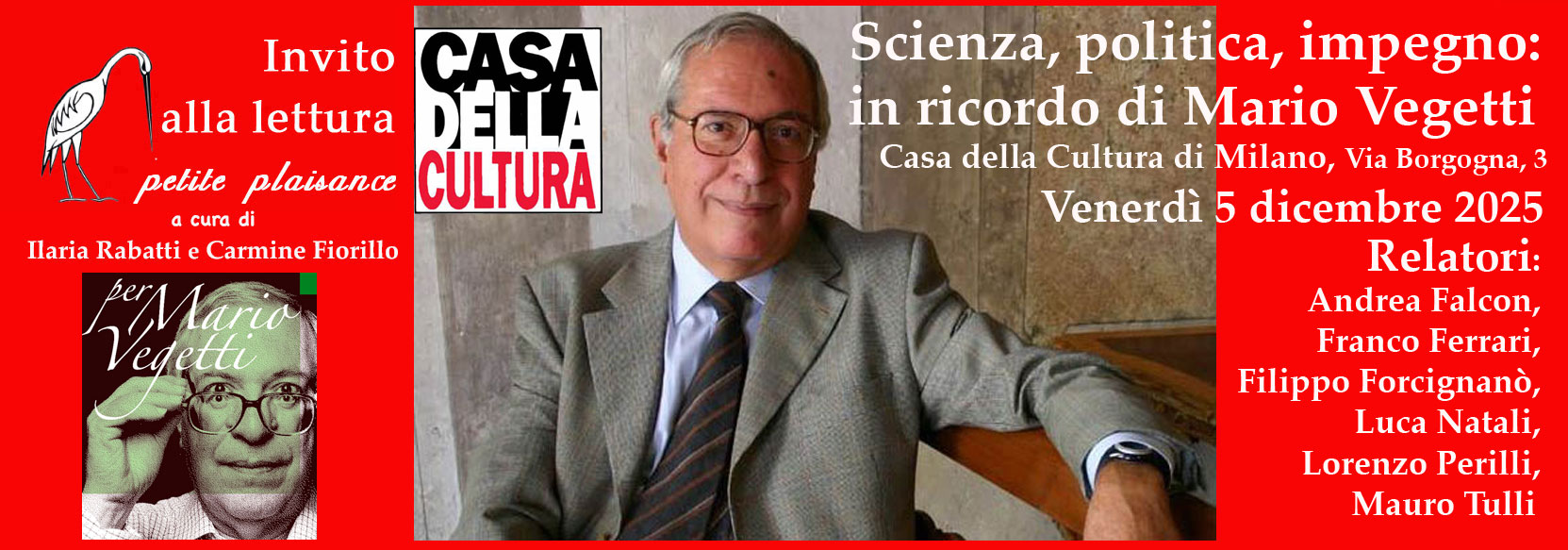 Scienza, politica, impegno: in ricordo di Mario Vegetti. Casa della ...